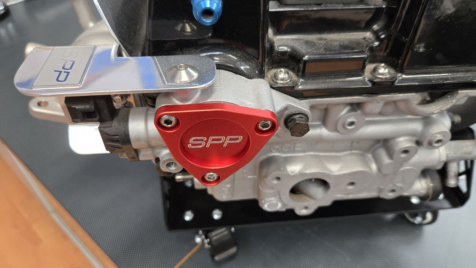 SPP EVO 9 Red Cam Position Sensor Housing Covers - Suits Mitsubishi EVO ...