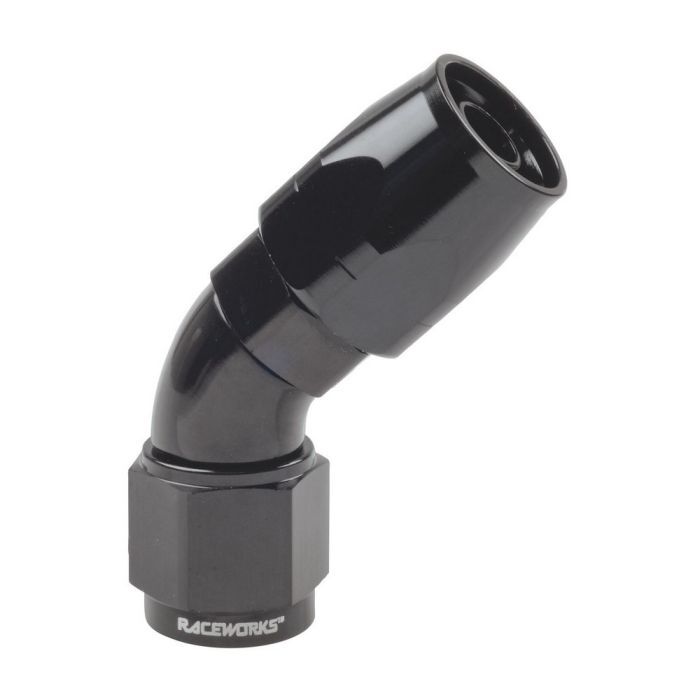 Raceworks AN-8 45degree Cutter Hose Fitting